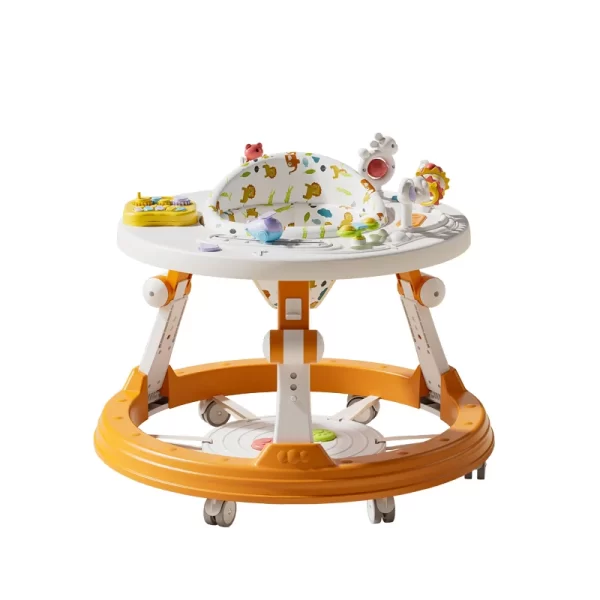 360° Rotating Baby Walker with Music Panel & Convertible Toy Table ...